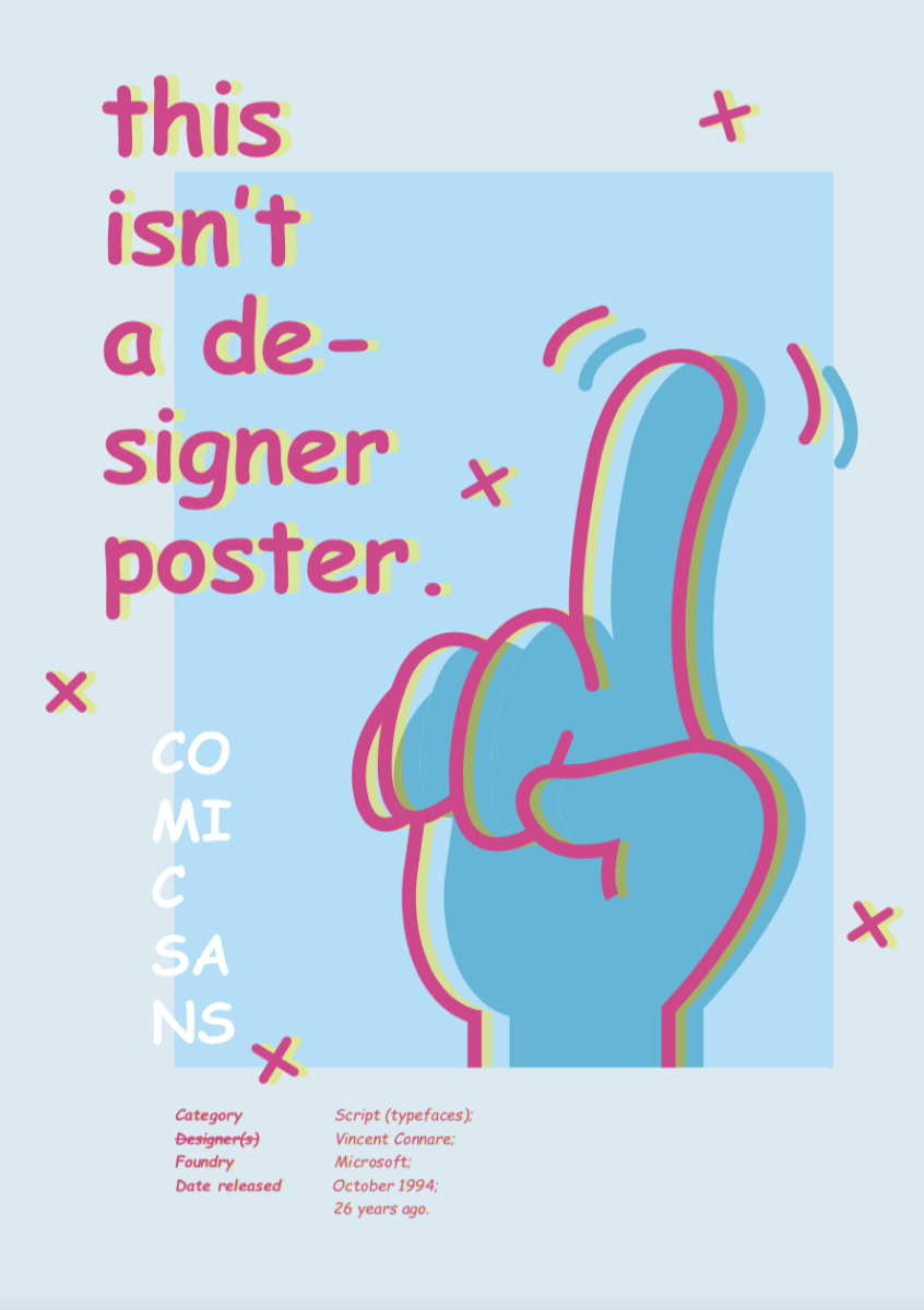 COMIC SANS BEAUTY – Try to design a “good” poster with comic-sans font ...